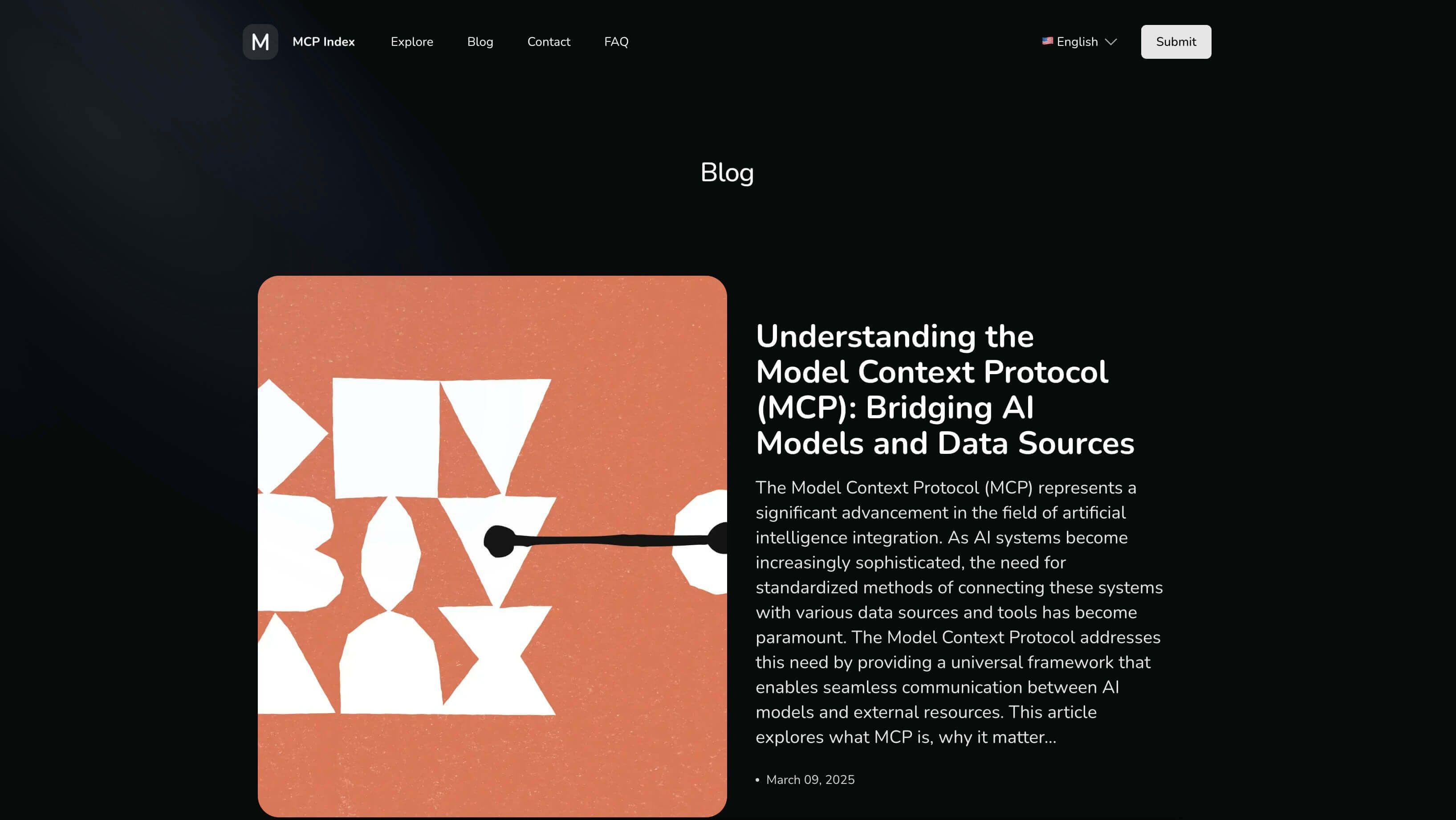 MCP Index Blog: Guides for Model Context Protocol Servers